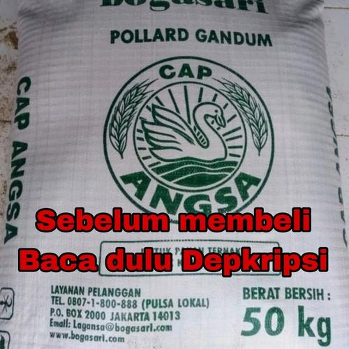 Jual Pollard Gandum Cap Angsa Per Zak 50kg (Jahitan Jabrik) polar pakan ...