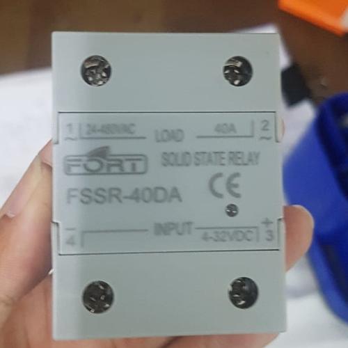 Jual FSSR-40 DA FORT Solid State Relay 1 Phase AC DC 40 Ampere FSSR ...