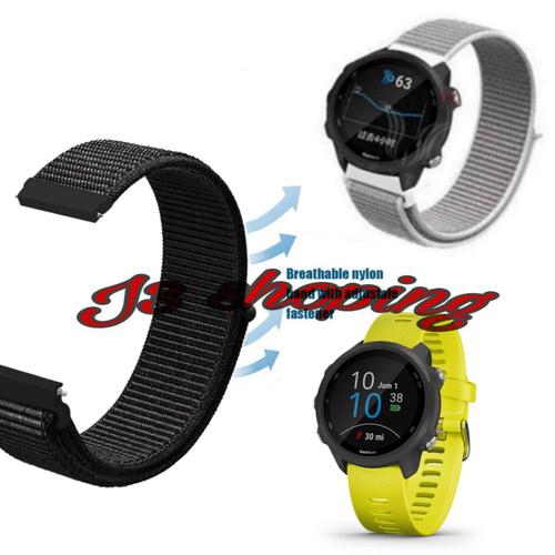 Jual Strap Garmin Forerunner 245 Tali Jam Benang Nilon Nylon Watch ...