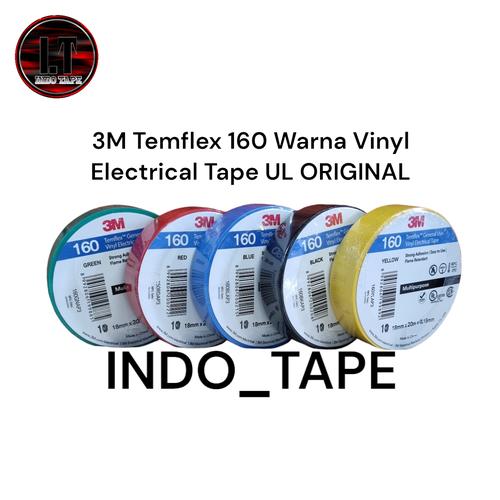 Jual Isolasi listrik 3M 1500 GU Electrical/ Tahan Lebih Lama / Tahan ...