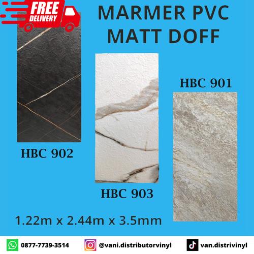 Jual PANEL MARMER PVC DINDING TEBAL 3,5MM DOFF/GLOSSY - DEKORASI ...