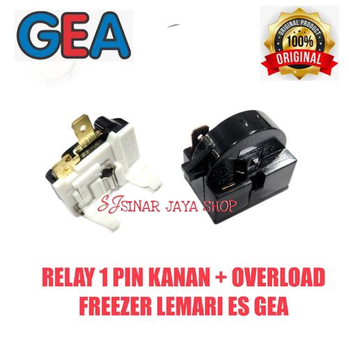 Jual Relay Ptc 1 Pin Kanan Overload Gea Freezer Lemari Es / Relay Gea ...