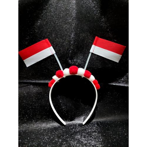 Jual Bando Antena Pom Pom Bendera Merah Putih Bandana HUT RI 17 Agustus ...