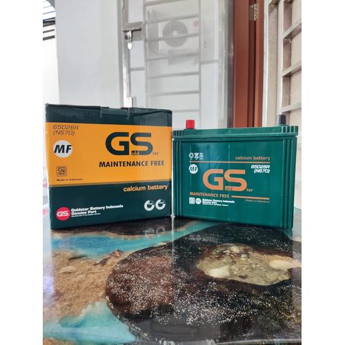 Jual Aki Mobil Kering GS GOLDSTAR NS70 65D26R MF 12V68AH Toyota Isuzu Panther Diesel Bergaransi ...