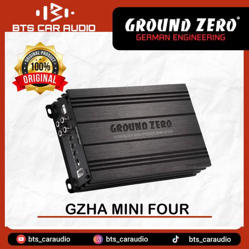 Jual Power Ground Zero GZHA MINI FOUR 4chanel class D compact Amplifier ...