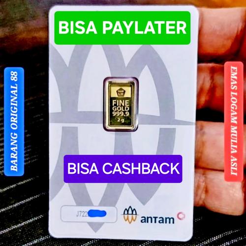 Jual EMAS ANTAM 2 GRAM ASLI CERTIEYE REDMARK BISA PEY LETER CASHBACK ...