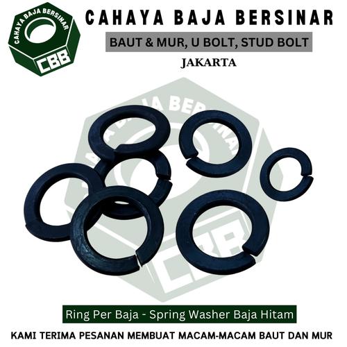 Jual Ring Per Baja M4 - Spring Washer (Baja Hitam) - Jakarta Barat ...