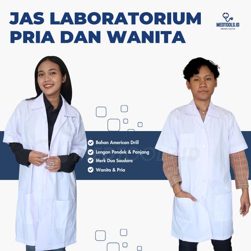 Jual Jas Laboratorium Jas Lab Lengan Panjang & Lengan Pendek Jas ...