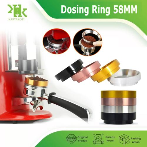 Jual Dosing ring 58mm magnetic aluminium - portafilter funnel kopi ...