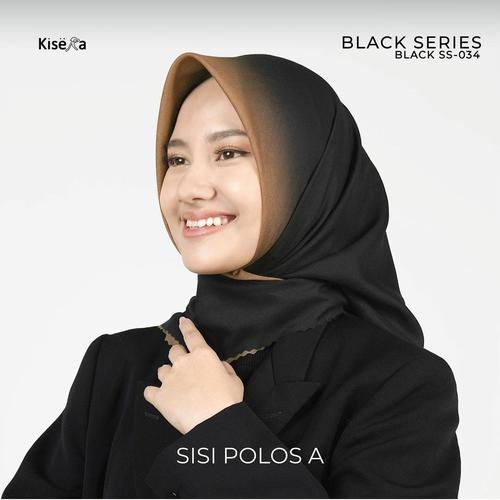 Jual KISERA Black ss 034 M : Jilbab Kerudung Dengan 3 Nuansa Warna, 2 ...
