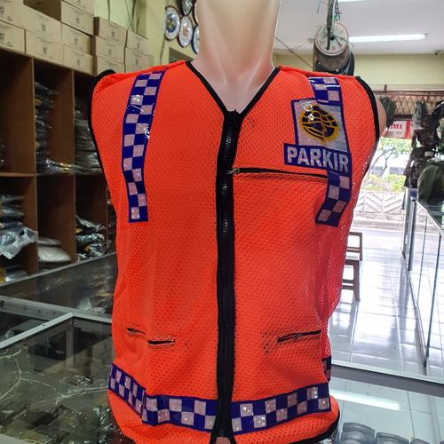 Jual Rompi Jaring Tukang Parkir | Rompi jaring Parkir Orange | Rompi ...