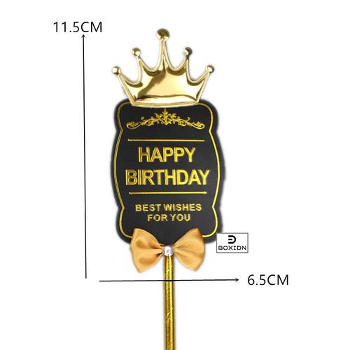 Jual Satuan Topper Birthday Topper Ulang Tahun Topper Happy Birthday ...
