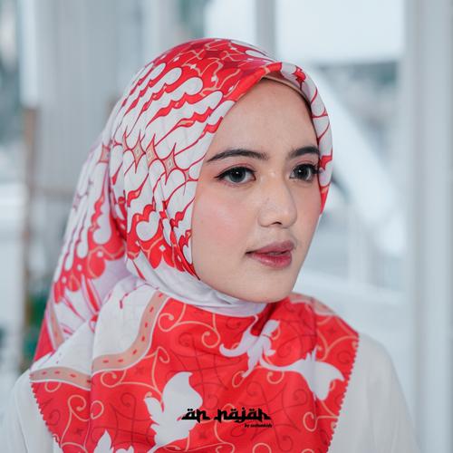 Promo An Najah Jilbab Segiempat Voal Motif Merah Putih kemerdekaan 17 ...
