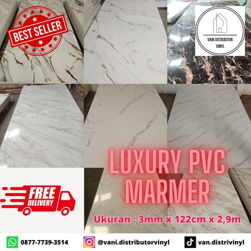 Jual PVC MARMER DINDING PANEL PANJANG 2,9M - PANEL MARMER HIASAN ...
