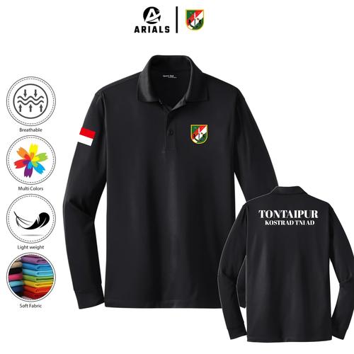 Jual Arials Polo shirt Baju Kaos Kerah Lengan Panjang TONTAIPUR Peleton ...