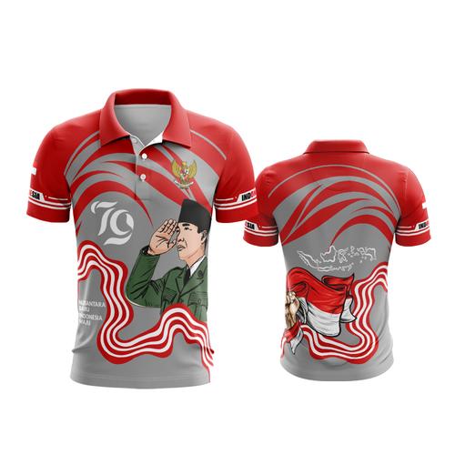Jual Kaos Baju Jersey Polo 17 AGUSTUS 2024 INDONESIA MERDEKA HUT RI 79 Dirgahayu Republik ...
