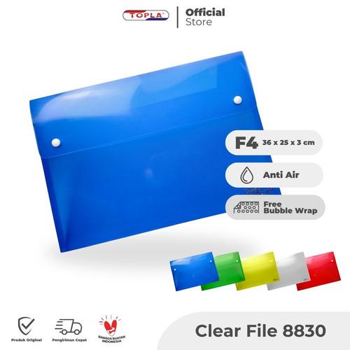 Jual PLASTIC CARRY FILE FILE FOLDER TAS PLASTICK MAP KANCING DUA - Acak ...
