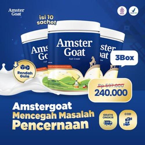 Promo PAKET 3 BOX AMSTER GOAT - Susu Kambing Amstergoat Solusi Untuk ...