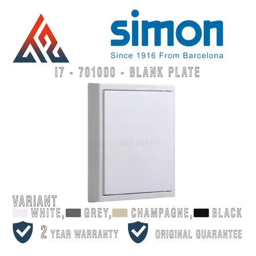 Jual Simon I7 Blank Plate Penutup Saklar Plat Cover - 701000 - Jakarta Barat - All Things Supply ...