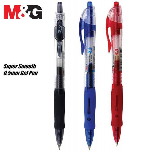 Jual M&G PULPEN GEL 0,5 R3 dengan 8 warna yang menarik - Hitam ...
