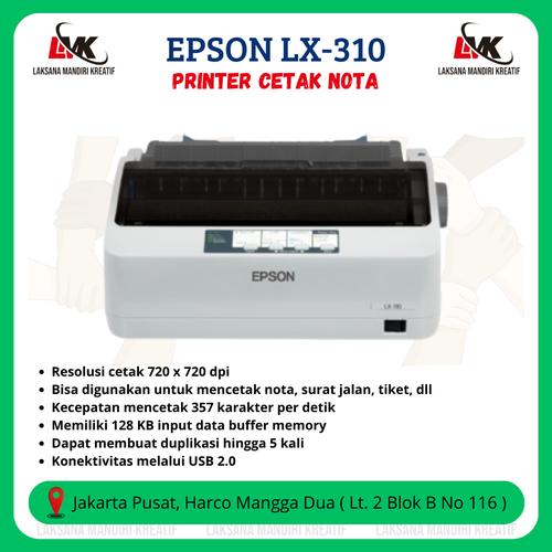 Promo Printer EPSON LX310 (printer buat cetak nota 3 rangkap kontinyus ...
