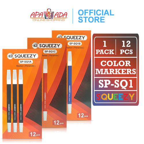 Promo Apazada - Spidol Warna Kecil [1 Pack - 12 Pcs] / Spidol Penanda ...