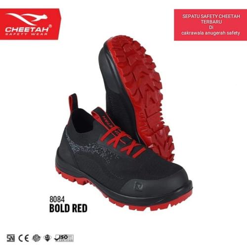 Jual SEPATU SAFETY CHEETAH REFLEX 8084 BOLD RED ORIGINAL - Merah, 42 ...