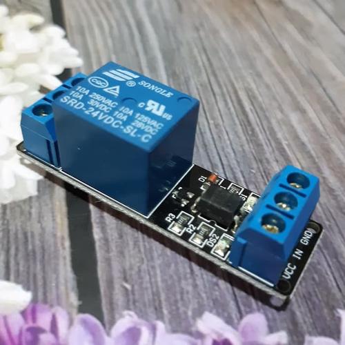 Jual Relay Module 1 Channel 24V DC Low Level Trigger - Kota Bekasi ...