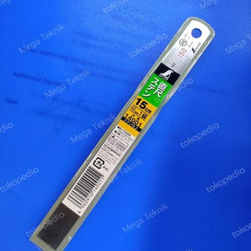 Jual SEDIA! Penggaris Lurus 150mm 14001 SHINWA JIS Straight Scale Stainless Steel - Kota ...