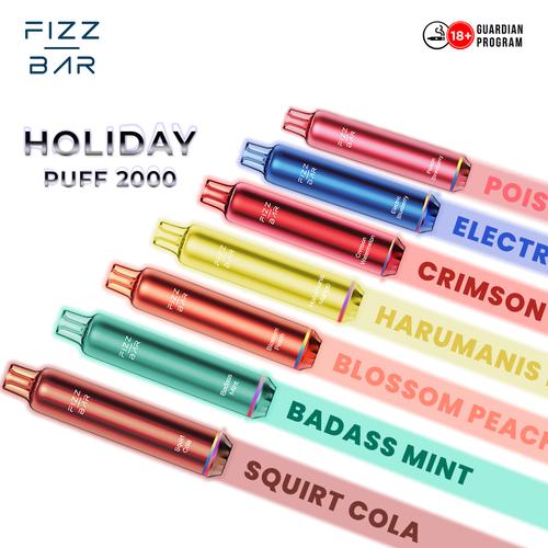 Jual FIZZ BAR Disposable - Fruity Series 2000 Puff - Blueberry ...
