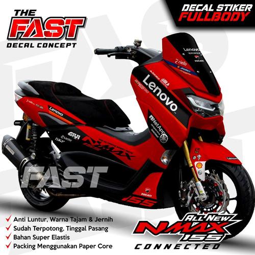 Jual New!! Decal Sticker Yamaha Nmax 155 New Fullbody Ducati Lenovo ...