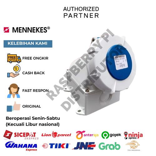 Jual Mennekes 1202 Wall Mounted Receptacles IP67 32A 3P 230V - Jakarta ...