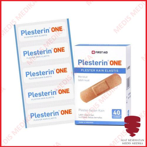 Jual Plesterin One P1 isi 40 Plester Kain Elastis Plaster Luka Box ...