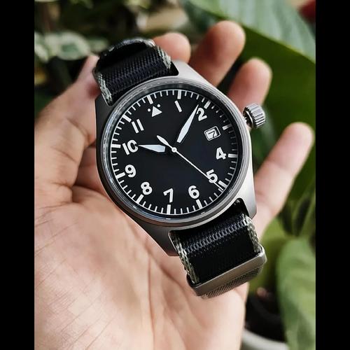 Jual Seiko mod pilot Aviator titanium MK Xi vintage flieger nh35 - Kota ...