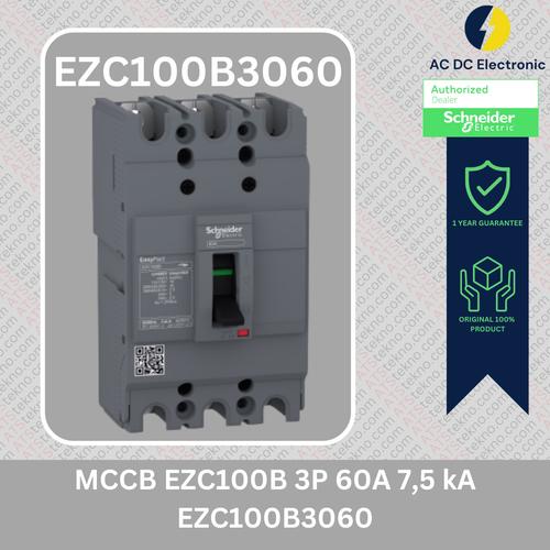 Promo Schneider MCCB 3P 60A EZC100B3060 7.5kA Cicil 0% 3x - Kota ...