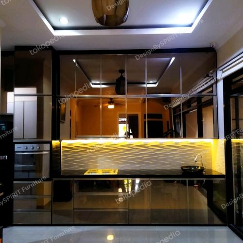 Jual Kitchen set aluminium cermin bronze - Jakarta Barat ...