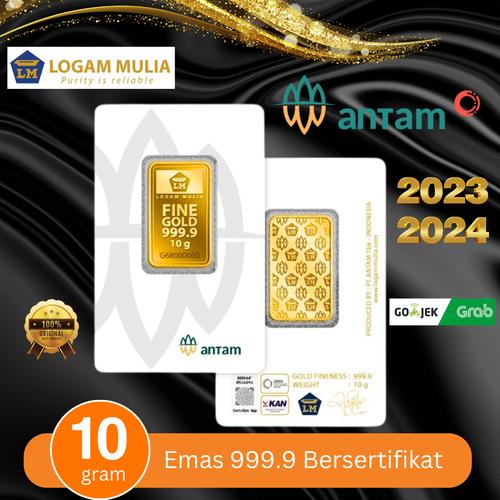 Jual Emas Antam 10 Gram Logam Mulia LM Antam, Certicard Reinvented ...