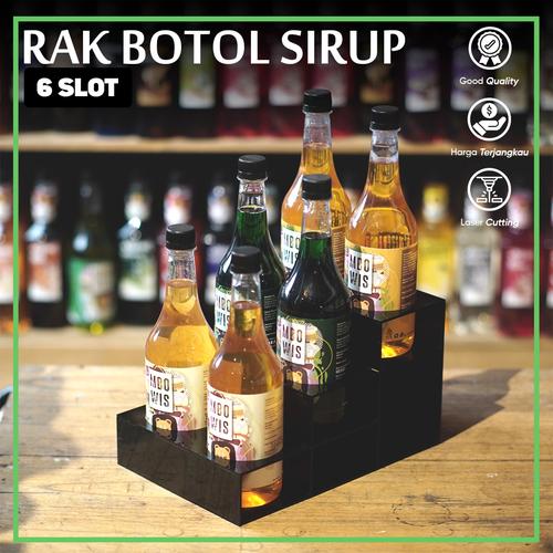 Jual Rak Akrilik Display Botol Sirup Isi 6 - Kotak, Hitam - Kab. Bantul ...