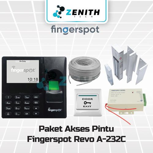 Jual Paket Access Door Fingerspot Revo A-232C - Akses Door Fingerprint ...