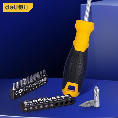 Promo Deli Screwdriver Set / Obeng Multifungsi 21pcs/set DL260021 - Kab ...