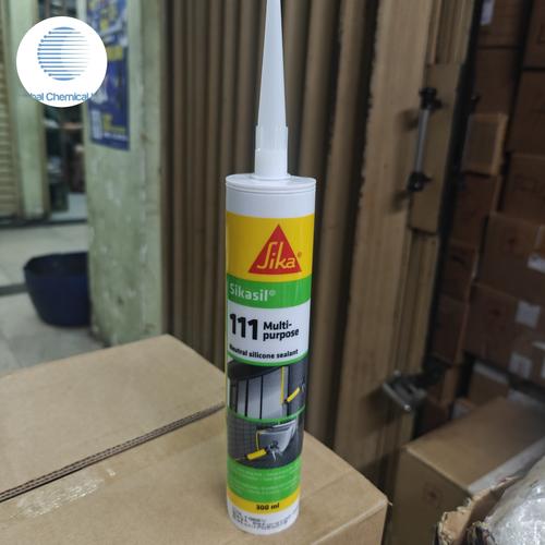 Jual Sikasil 111 multi purpose neutral silicone sealant - Putih ...