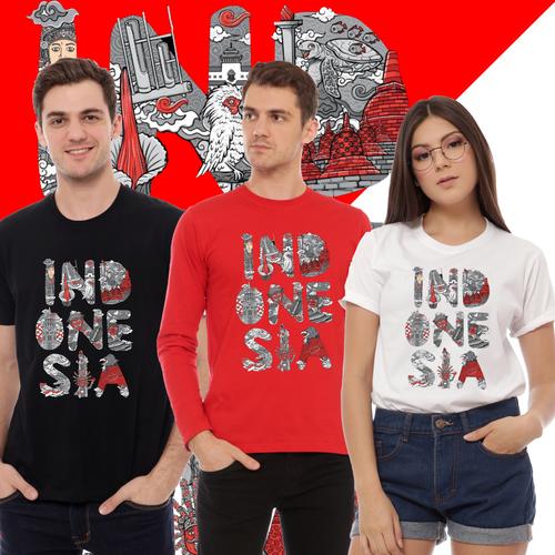 Jual KAOS INDONESIA MERDEKA KAOS BATIK 17 AGUSTUS KEMERDEKAAN HUT RI ...