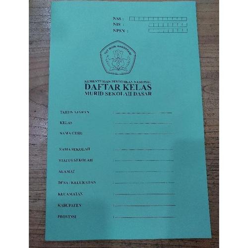 Jual Cetakan Baru Buku Daftar Hadir Absen (Absensi) Daftar Kelas Daftar ...