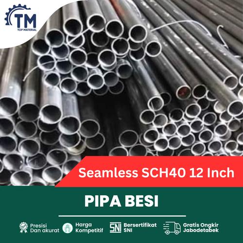 Jual Pipa Besi Seamless ASTM A53B SCH40 Ukuran 12 Inch x 6 Meter - Panjang Tebal dan Berat ...