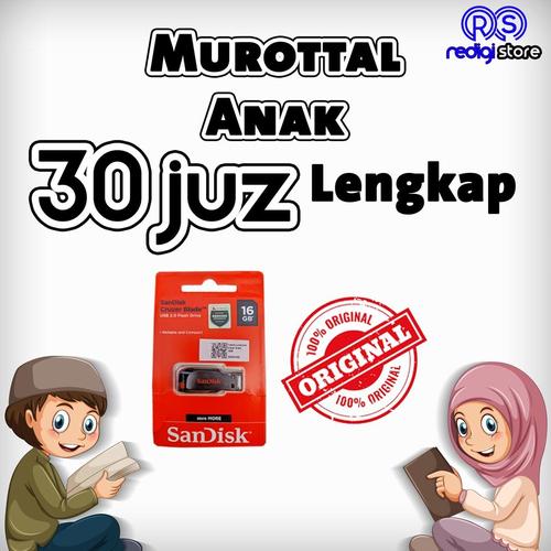 Jual FLASHDISK MUROTAL QURAN 30 JUZ MUROTTAL ANAK ALQURAN QORI CILIK BACAAN AHMAD MISBAHI BONUS ...