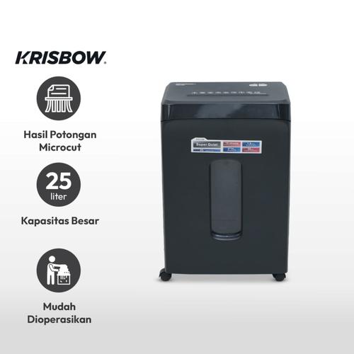 Jual KRISBOW PAPER SHREDDER MICRO CUT S4210M Mesin Penghancur Kertas 25 ...