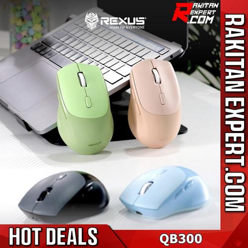 Jual Rexus Mouse Office QB300 Dual Mode Connection Wireless & Bluetooth ...