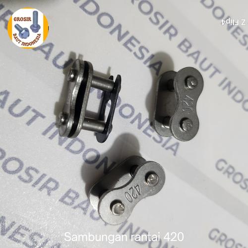 Jual Sambungan rantai 420 / sambungan Rantai Motor/ rantai motor - Kota ...