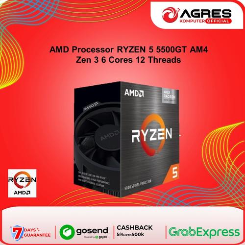 Promo AMD RYZEN 5 5500GT / AMD RYZEN 5 5500GT BOX / Processor AMD RYZEN ...