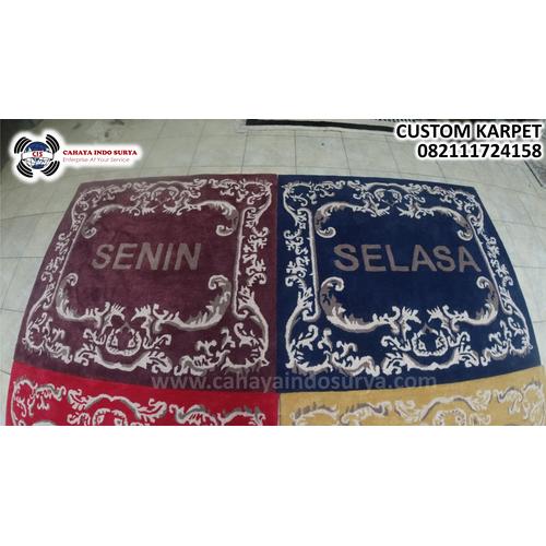 Jual KARPET LIFT TULISAN NAMA NAMA HARI | CUSTOM UKURAN | CUSTOM MOTIF ...